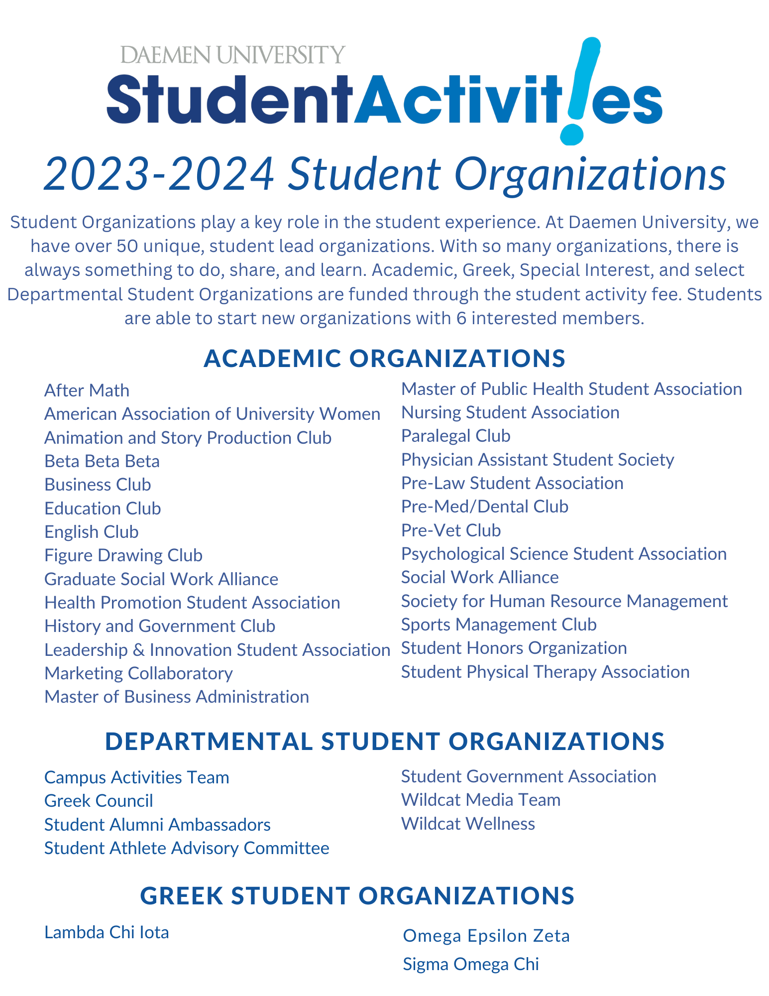 Student Organizations | Daemen University