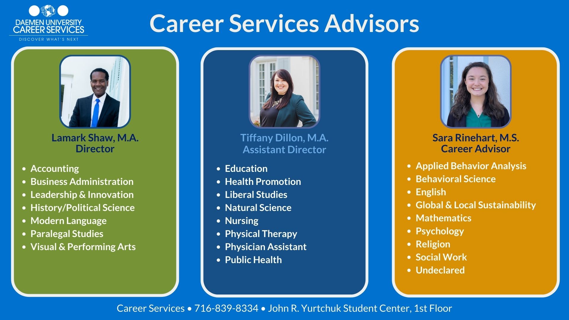 Schedule an Appointment with a Career Advisor | Daemen University