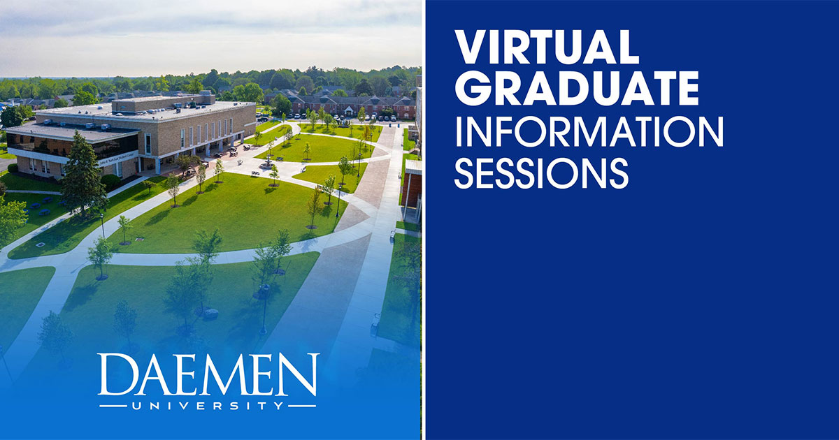 Virtual Graduate Information Sessions | Daemen University